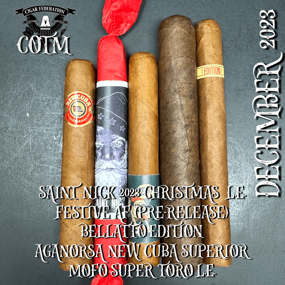 DECEMBER 2023 COTM – Cigar Federation
