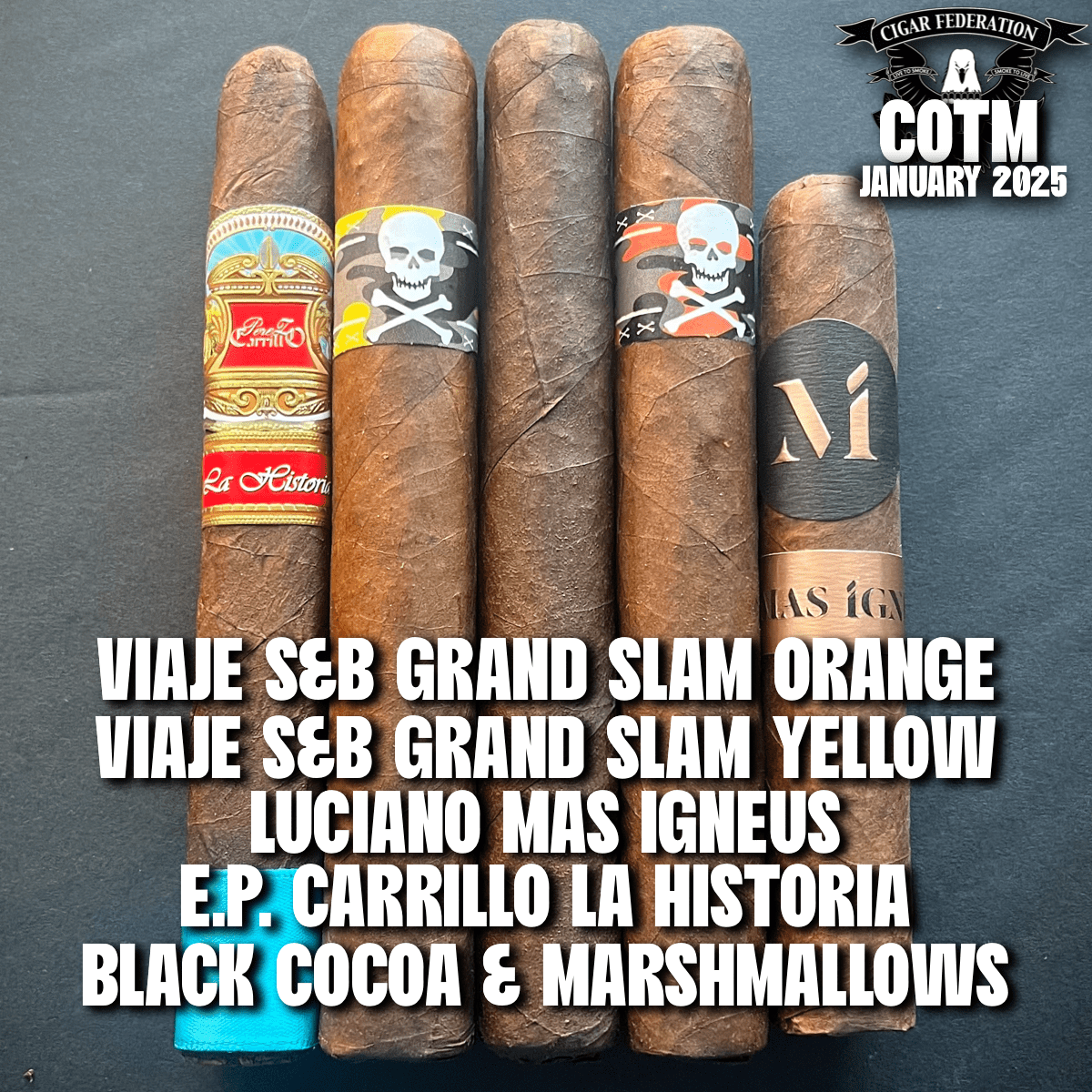 JANUARY 2025 COTM – Cigar Federation