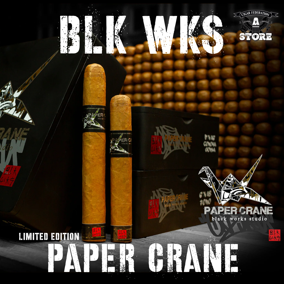 BLK WKS PAPER CRANE Limited Edition – Cigar Federation
