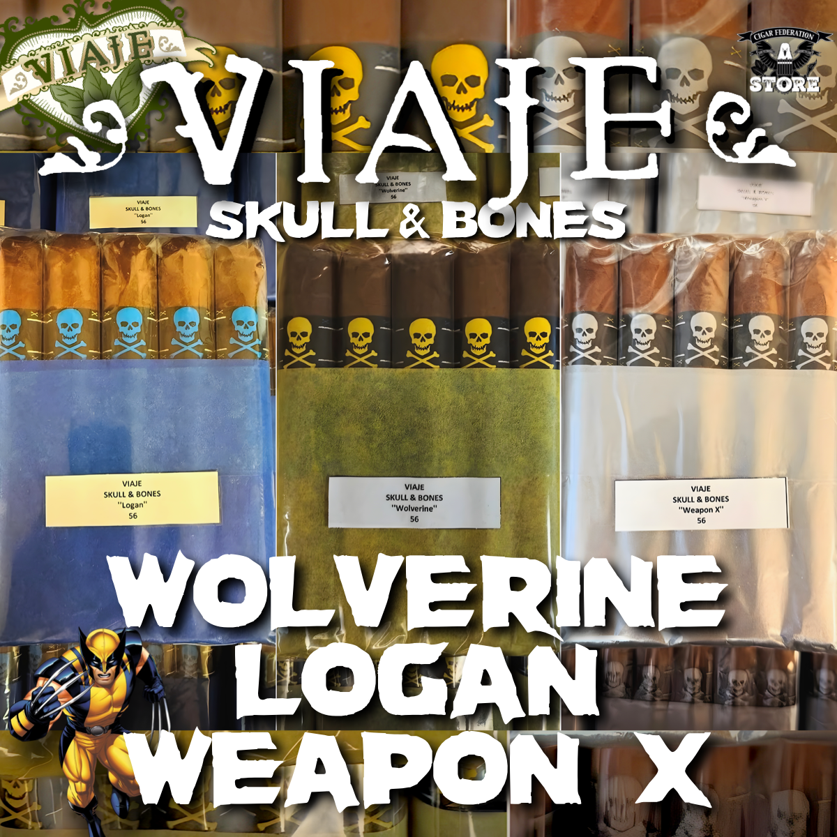 VIAJE S&B WOLVERINE, LOGAN, WEAPON X – Cigar Federation